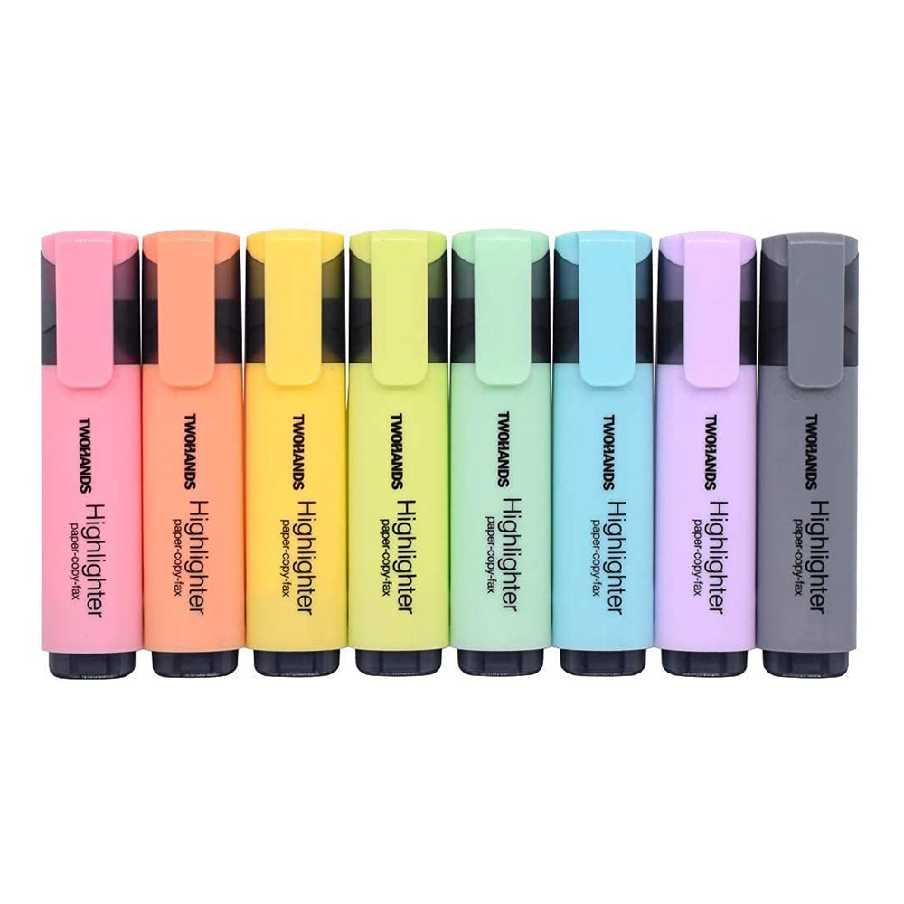 Wholesale TWOHANDS Highlighter, 8 Pastel Colors,20208 Supplier and ...